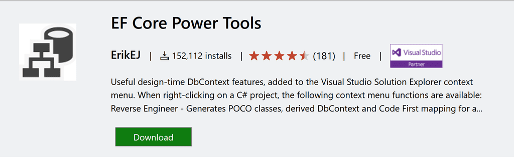 The easiest way to configure entity framework database first in a ...