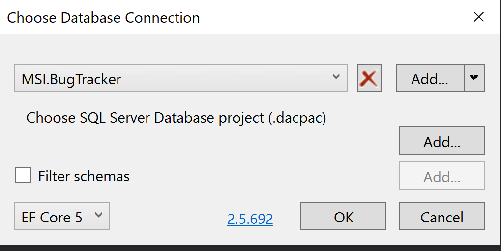 The easiest way to configure entity framework database first in a dotnet project. - genesisrrios
